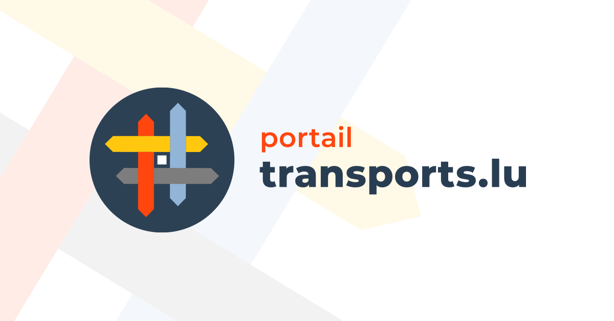 Website (mobiliteit.lu) - Call center (phone: +352 2465-2465 ...